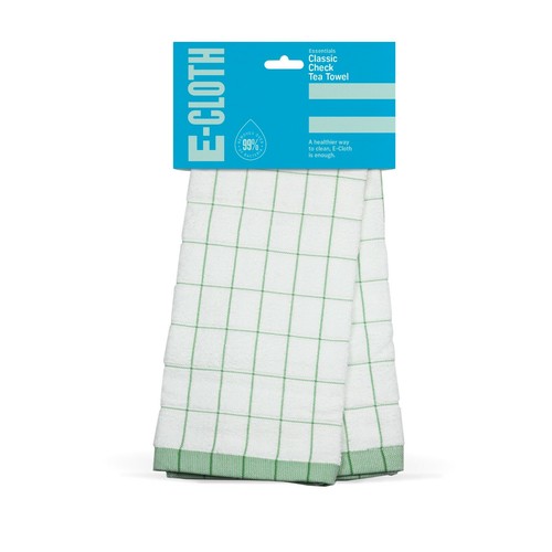 Classique Vert Carreaux Torchon Par e-cloth E-Towel Super Absorbant ...