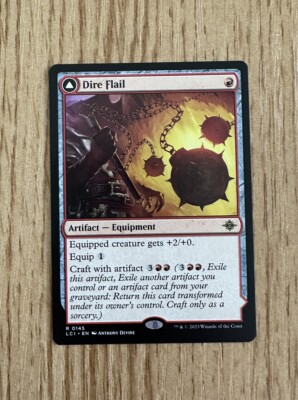 Dire Flail / Dire Blunderbuss - NM - MTG Lost Caverns - Magic the ...