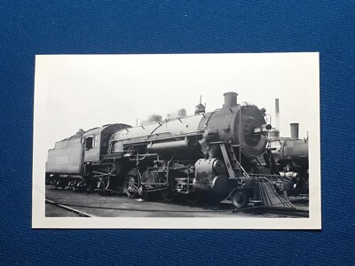 Illinois Central Railroad ICRR Engine Locomotive No. 1595 Antique Photo ...