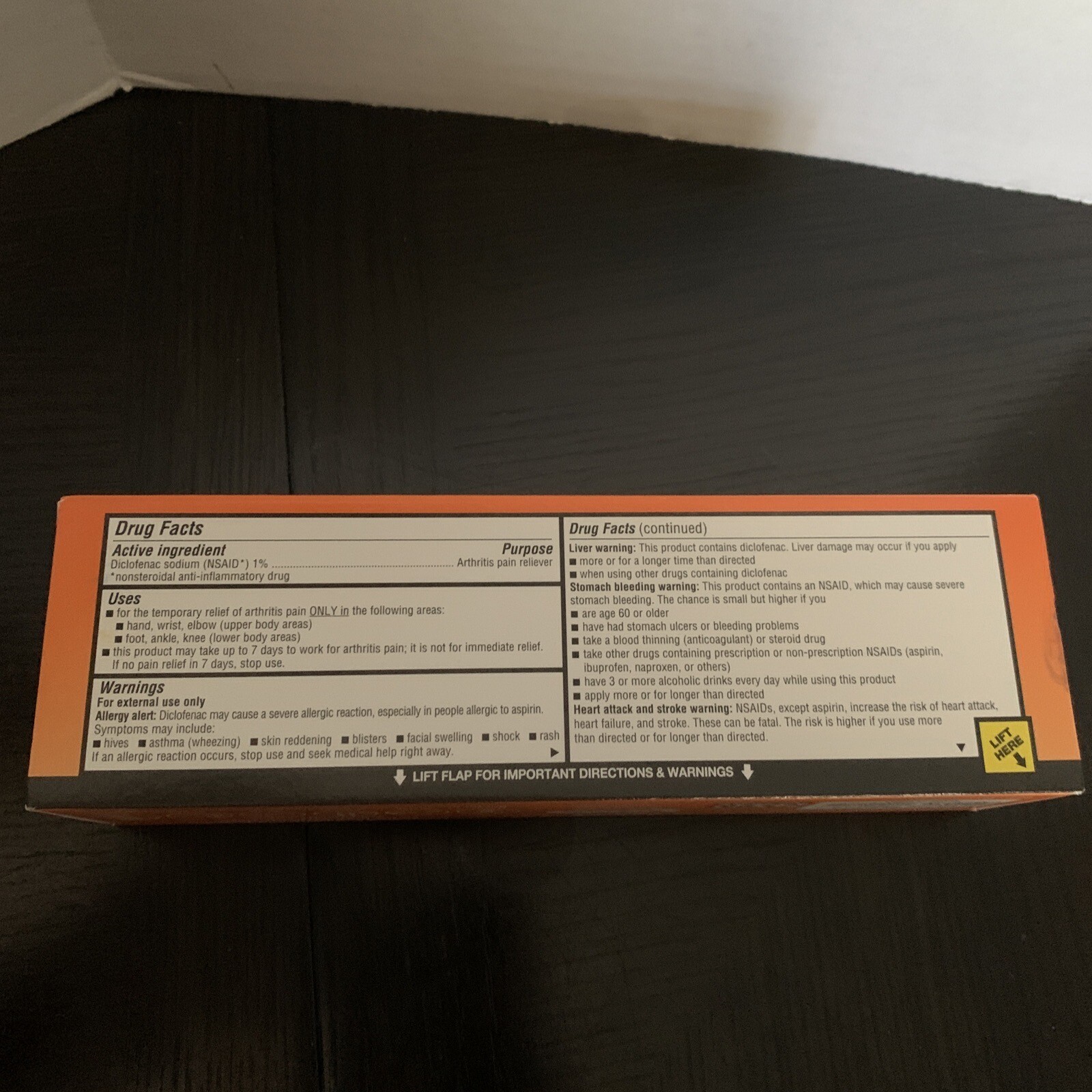 GENERIC VOLTAREN DICLOFENAC SODIUM TOPICAL GEL 1% ARTHRITIS RELIEF 3.53 ...