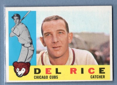 1960 Topps # 248 Del Rice EX-MT High Grade Set Break | eBay