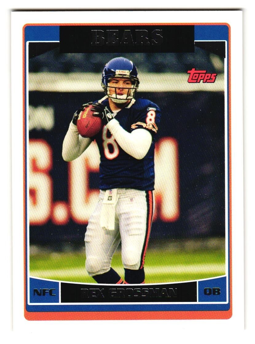 2006 TOPPS REX GROSSMAN #8 CHICAGO BEARS | eBay