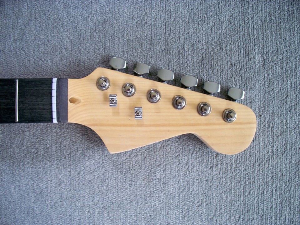 Loaded Stratocaster Style Strat Neck with Tuners and String Trees | eBay