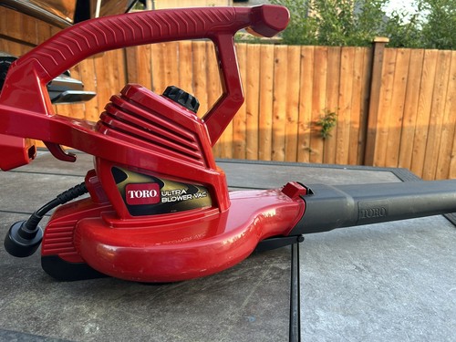 Toro Rake & Vac Electric Leaf Blower Vac 190 MPH 330 CFM 10.5 Amp Model ...