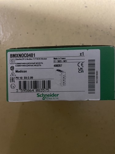 SCHNEIDER BMXNOC0401 - NEW - network module, Modicon M340, EtherNet/IP ...