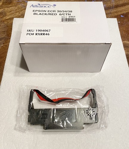 Alliance 2451 Cash Register Ribbon Black/Red 6/Box | eBay