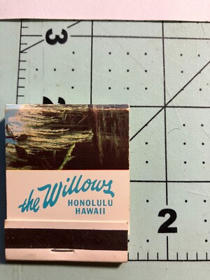Matchbook -The Willows Restaurant - Honolulu Hawaii | eBay