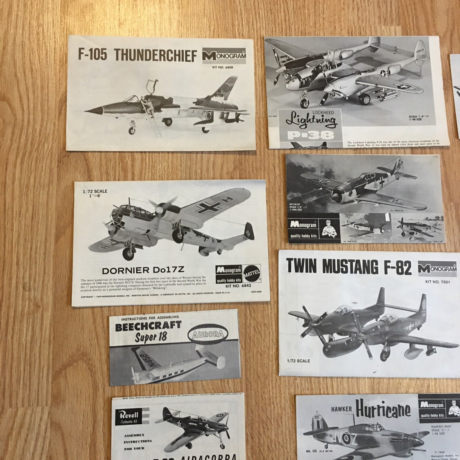 vintage model kit airplane instructions | eBay