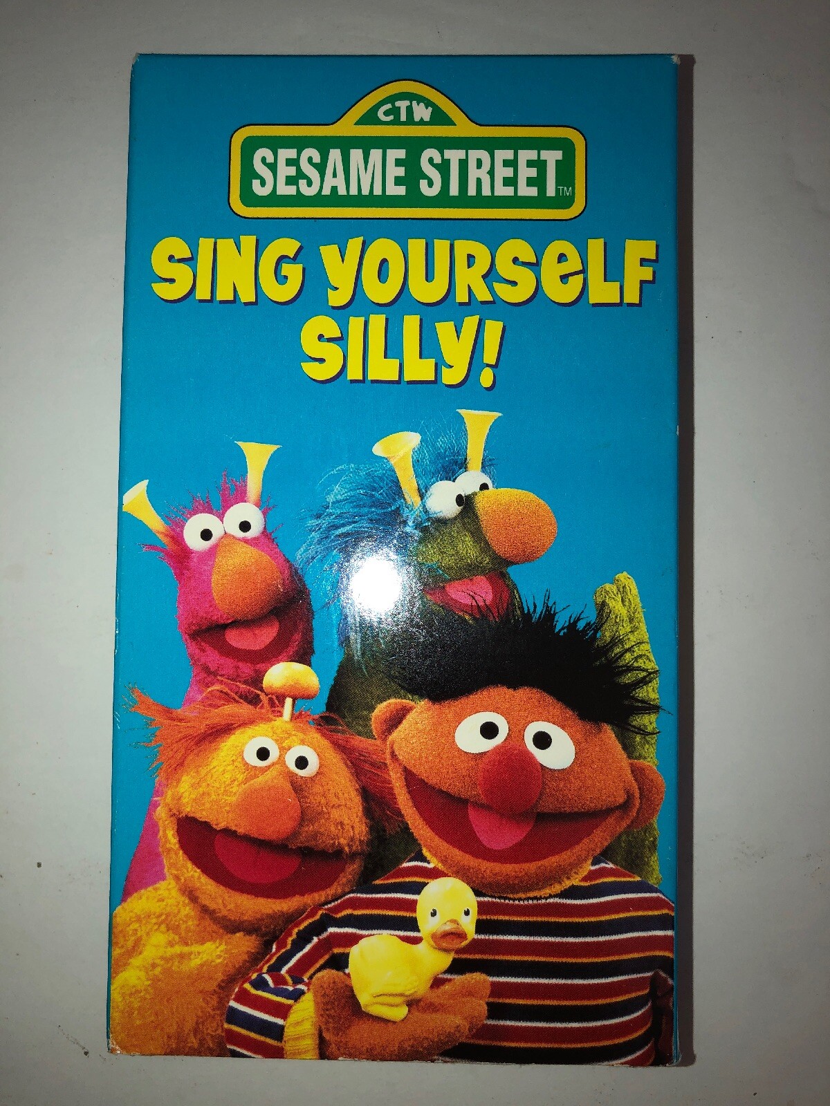 VHS Sesame Street - Sing Yourself Silly (VHS, 1990)TESTED-RARE VINTAGE ...