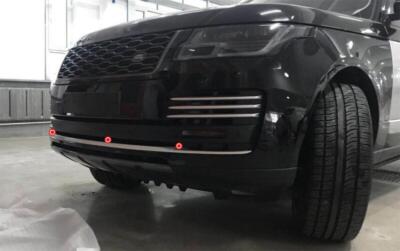 Silver Car Front Bumper Cover Trim Molding Strip For Range Rover HSE ...