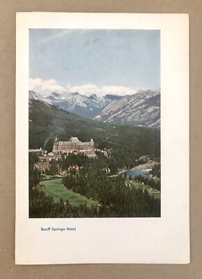 Vintage Canadian Pacific Railways Station Lunch Rooms, 1949, Banff ...