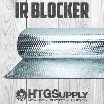 4' x 50' Roll Infrared IR BLOCKER Hydroponic Thermal Shield Film ...