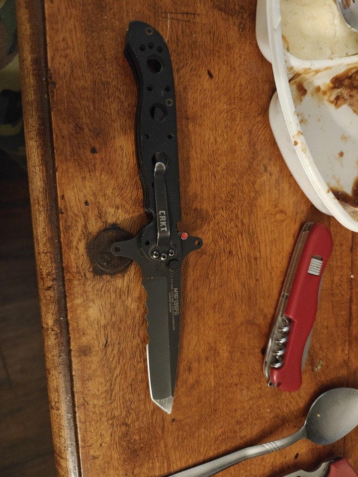 CRKT Tactical Knife M16 Kit Carson Special Forces Black 3 Combo Edge ...