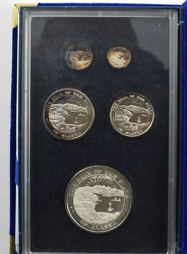 1996 Alaska Mint Official State Medallion Silver Proof Set *2869 | eBay