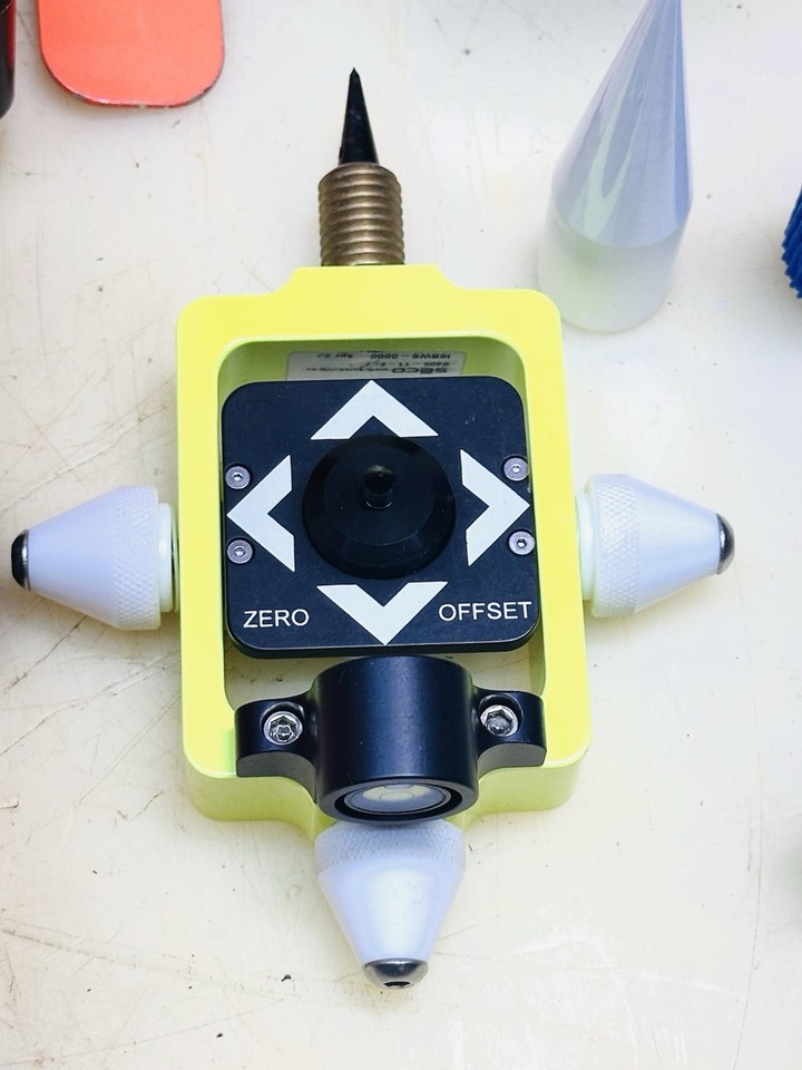 Lot Of Seco Survey Prism, Tribrach, Carrying Cases, Assorted Surveying ...