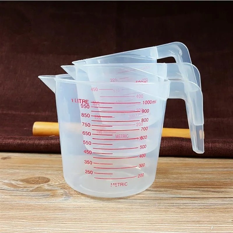 Liquid Measuring Cups - 3pcs Baking Plastic Measuring Tools Set | eBay UK