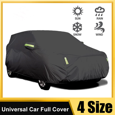 Heavy Duty Waterproof Car Cover Rain Snow UV Full Protection Outdoor ...