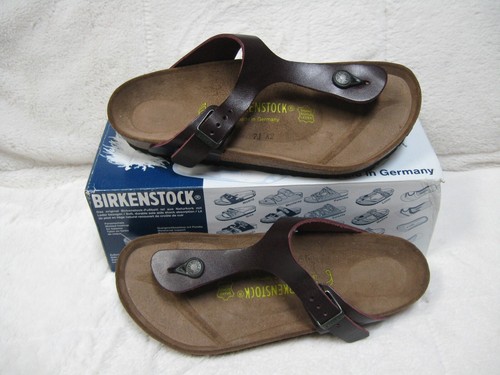 Birkenstock GIZEH Leather Winetasting Zinfandel 40 R US W 9 M 7 | eBay