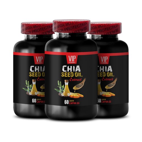 chia seed cleanse - CHIA SEED OIL - bone support supplement 3 Bottles ...
