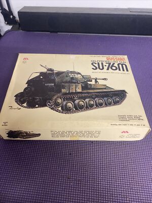 1/35 Alan AA Su-76M Russian Self Propelled Gun Howitzer Tank Plastic ...