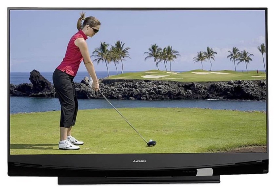 Mitsubishi WD-73640 73" Full 3D 1080p HD Rear-Projection Internet TV ...