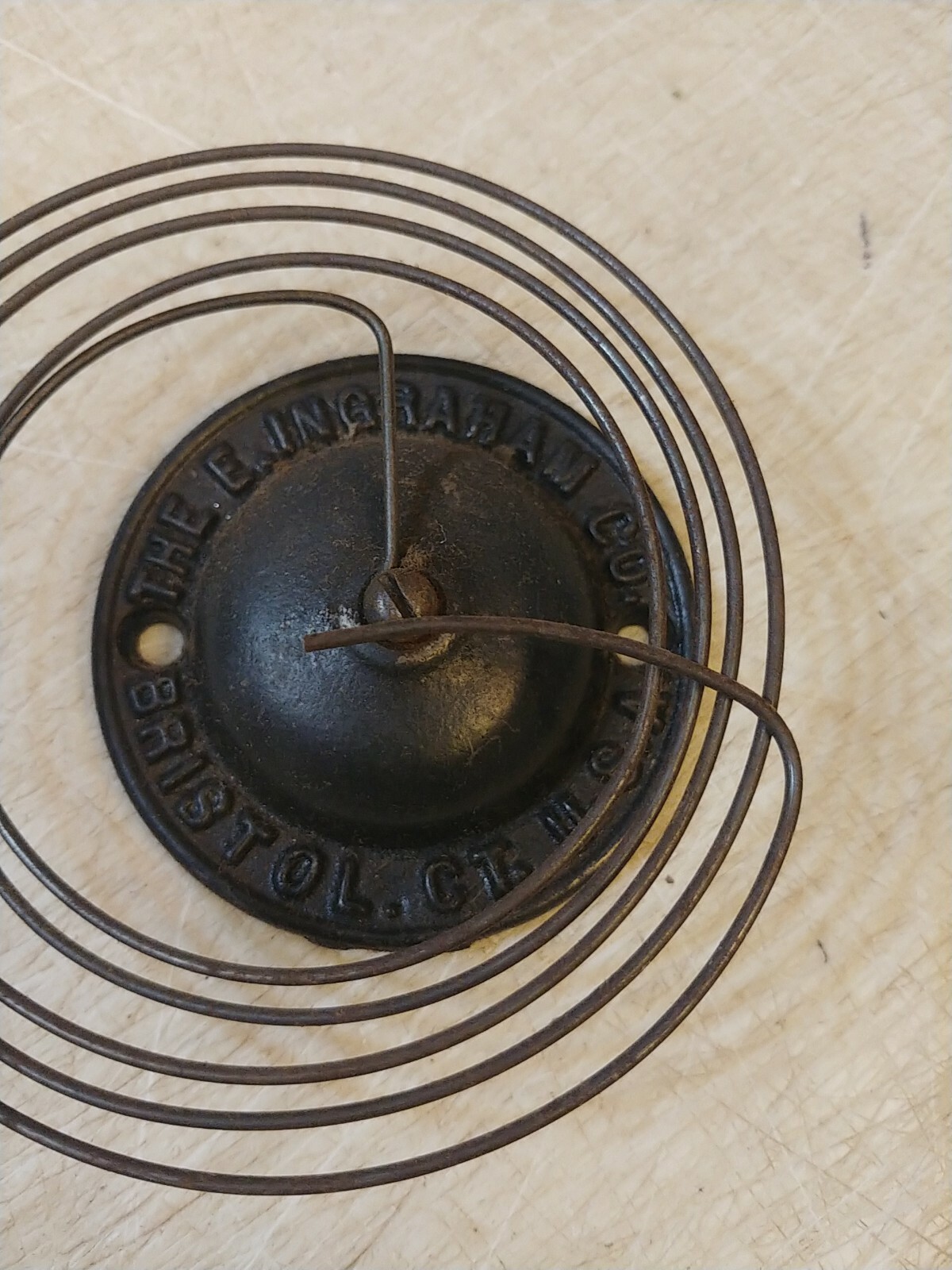 INGRAHAM GINGERBREAD/ PARLOR CLOCK COIL STRIKE GONG | eBay