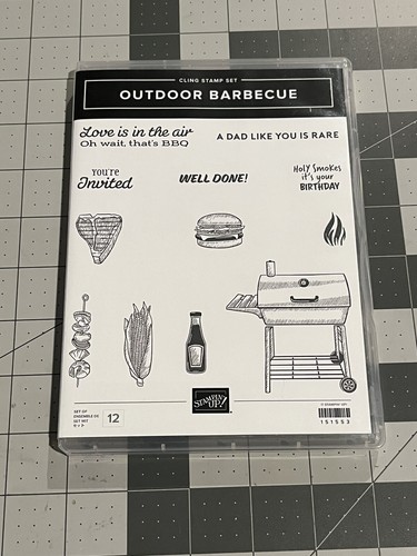 Stampin' Up! OUTDOOR BARBECUE Stamp Set…A Dad Like You Is Rare | eBay