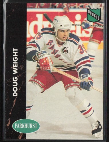 1991-92 Parkhurst #116 Doug Weight Rookie New York Rangers | eBay