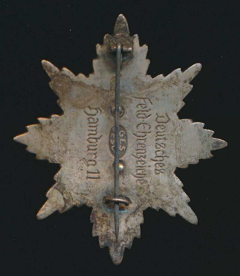 WW1 Imperial German pin hamburg cross medal WW2 Vet ribbon badge estate ...