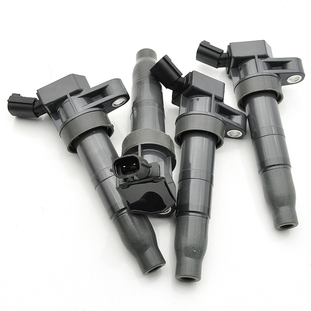 4X OEM Ignition Coil + 4X Iridium Spark plug For Hyundai Sonata Kia ...