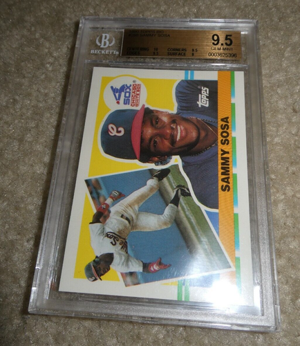 1990 Topps Big Sammy Sosa Rookie Card BGS 9.5 Gem Mint #286 #2 | eBay