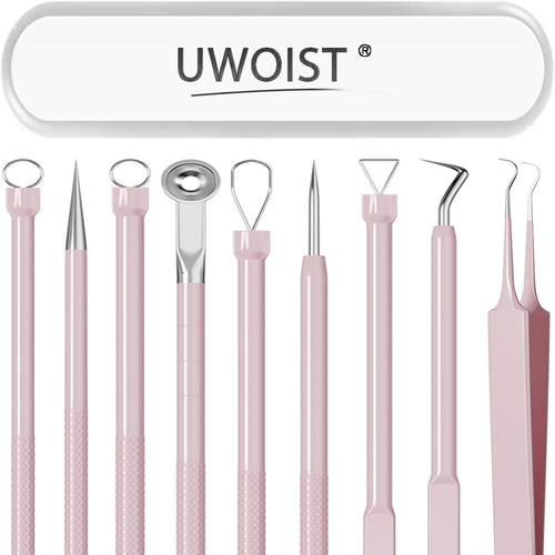 Pimple Popper Tool Kit Blackhead Remover Tools (5 Piece Kit ...