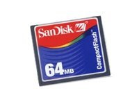 SanDisk CompactFlash 64MB CompactFlash I Card - SDCFB-64-455 for sale ...