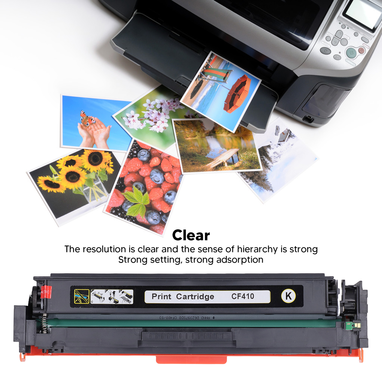 (2500 Pages For CF410A Black 40g)Printer Toner Cartridge For M452dn | eBay