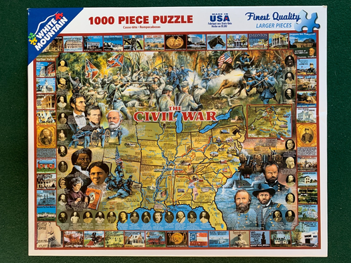 THE CIVIL WAR -- White Mountain Puzzles 1000 piece Jigsaw. 2016 Edition ...