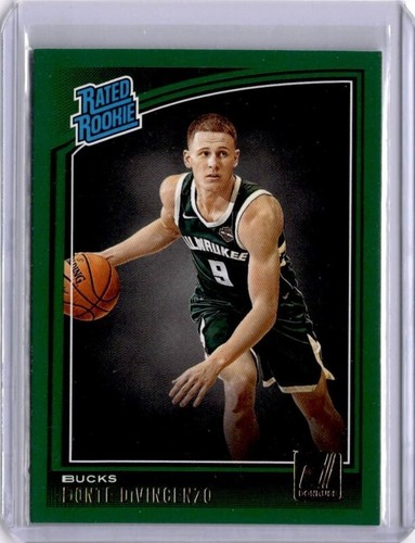 2018-19 Panini Donruss Rated Rookies Green Donte DiVincenzo #164 Rookie ...