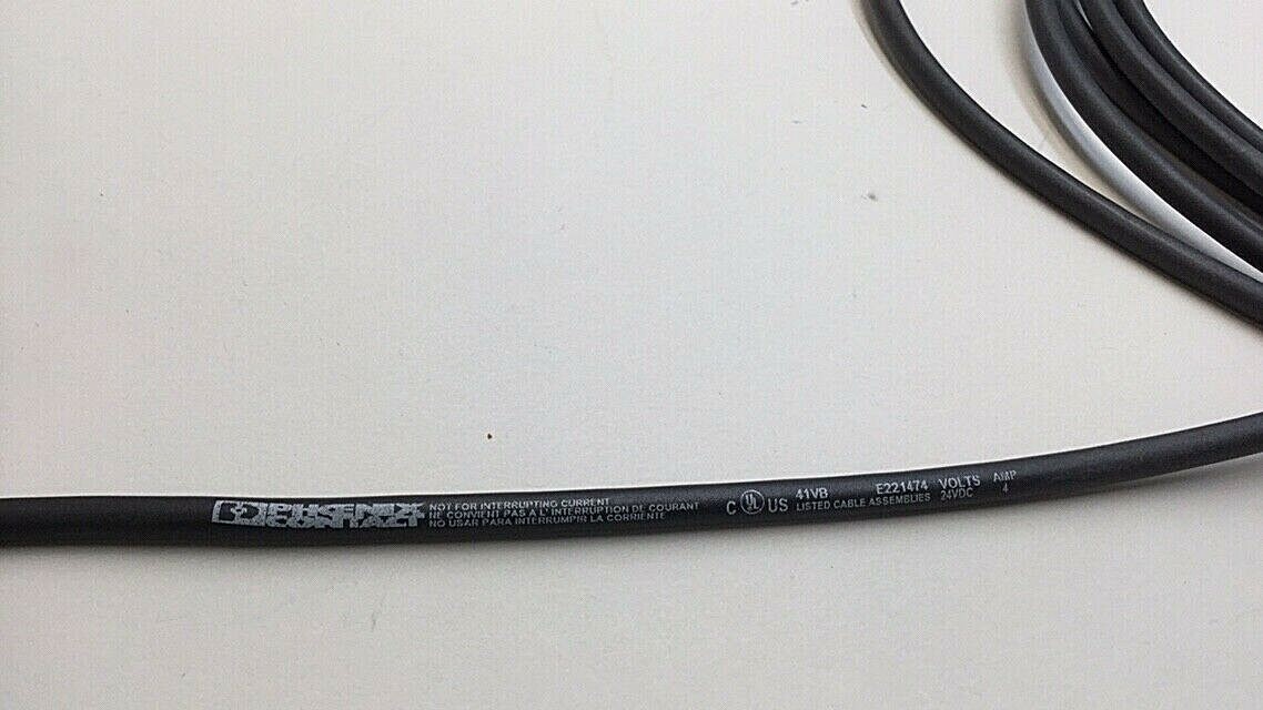 Phoenix Contact E221474 Cable Assembly 10 Ft 5-PIN 41VB 24VDC 4 AMP | eBay