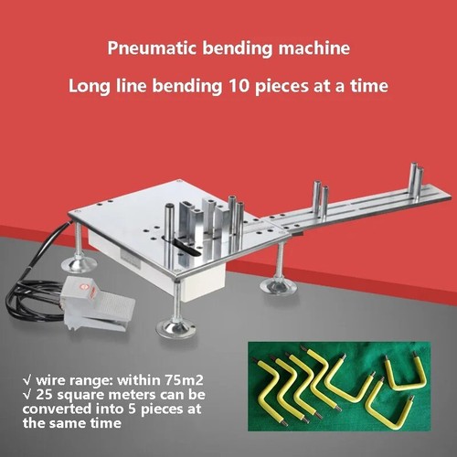 Semi-automatic Stainless Steel Pneumatic Wire and Cable Bending Machine ...