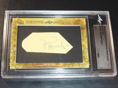 HAROLD MUDDY RUEL GOLD AUTHENTIC CUT SIGNATURE #D 1/1 AUTO SIGNED ...