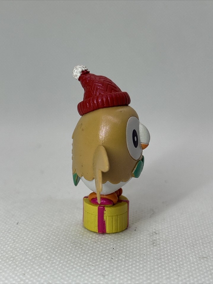 Holiday Rowlet -WCT Wicked Cool Toys Pokémon Figure Figurine Jazwares ...