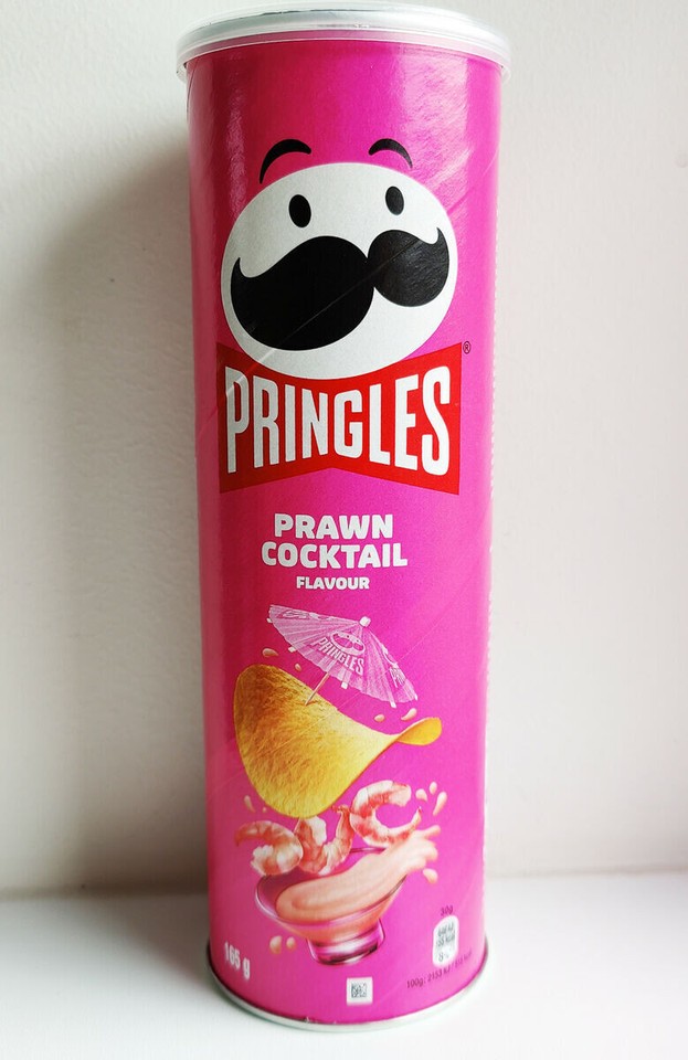 Pringles Prawn Cocktail Flavor Crisps 165g pack of 3 | eBay