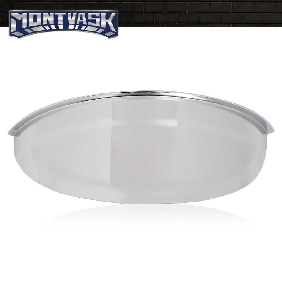 Headlight Headlamp Visors 7" Heavy Duty Chrome Shields Trim Caps Custom ...