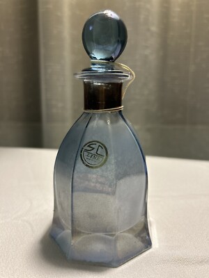 SC LINE Glass Crystal Perfume Bottle W/ Stopper Made in Italy | eBay