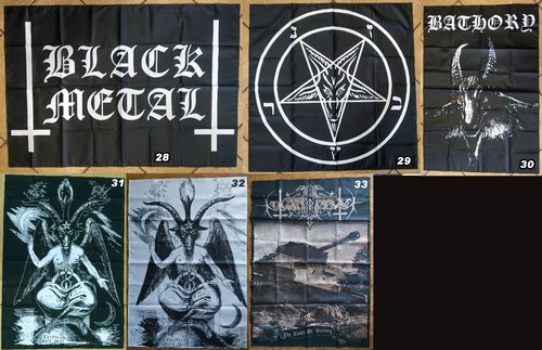 Various Rock & Metal Band Banner / Flag | eBay