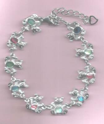 Shell of the Sea Genuine Paua sea shell Anklet Bracelet Teddy Bear ...