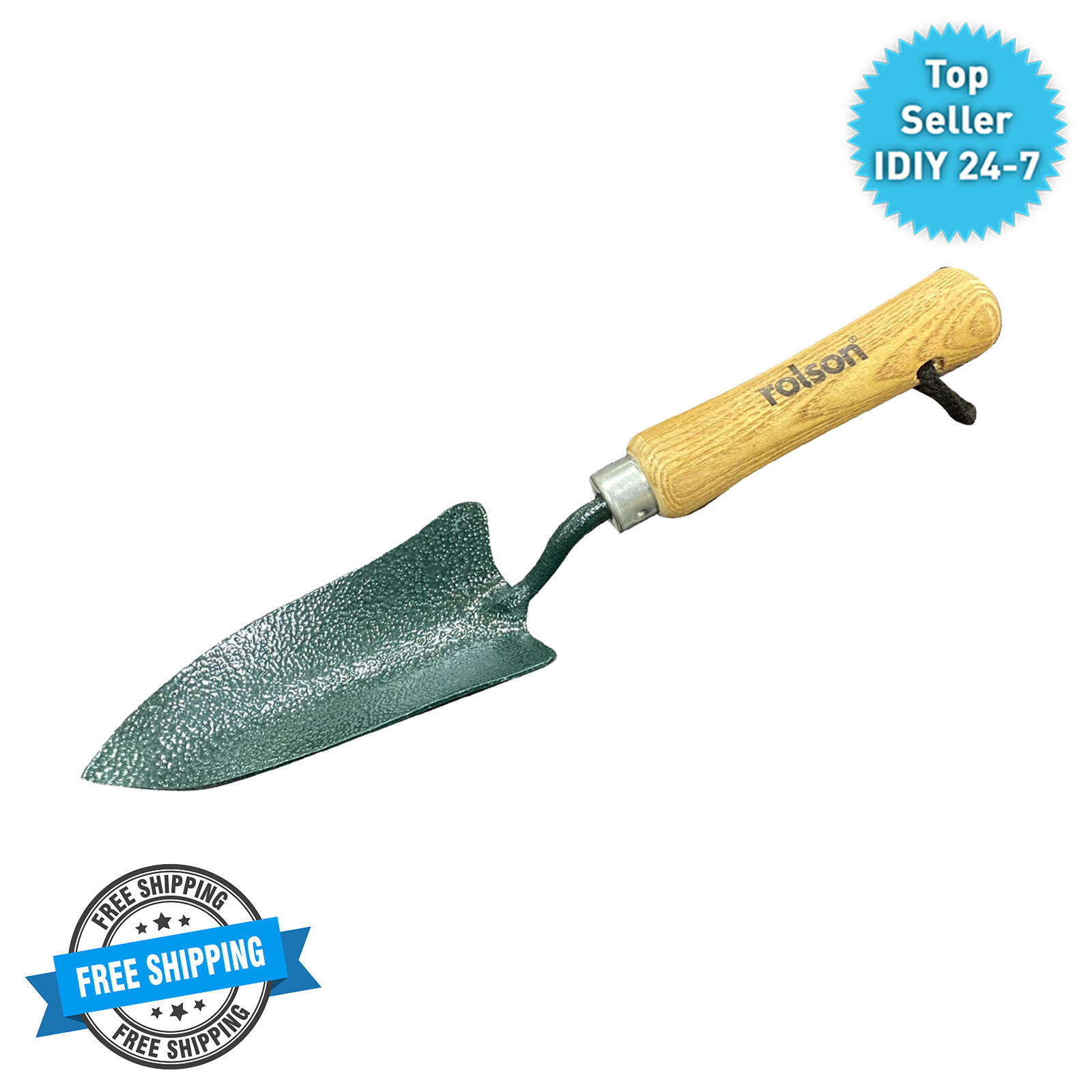Rolson Heavy Duty Hand Transplanter with Carbon Steel Head & Ash Wood ...