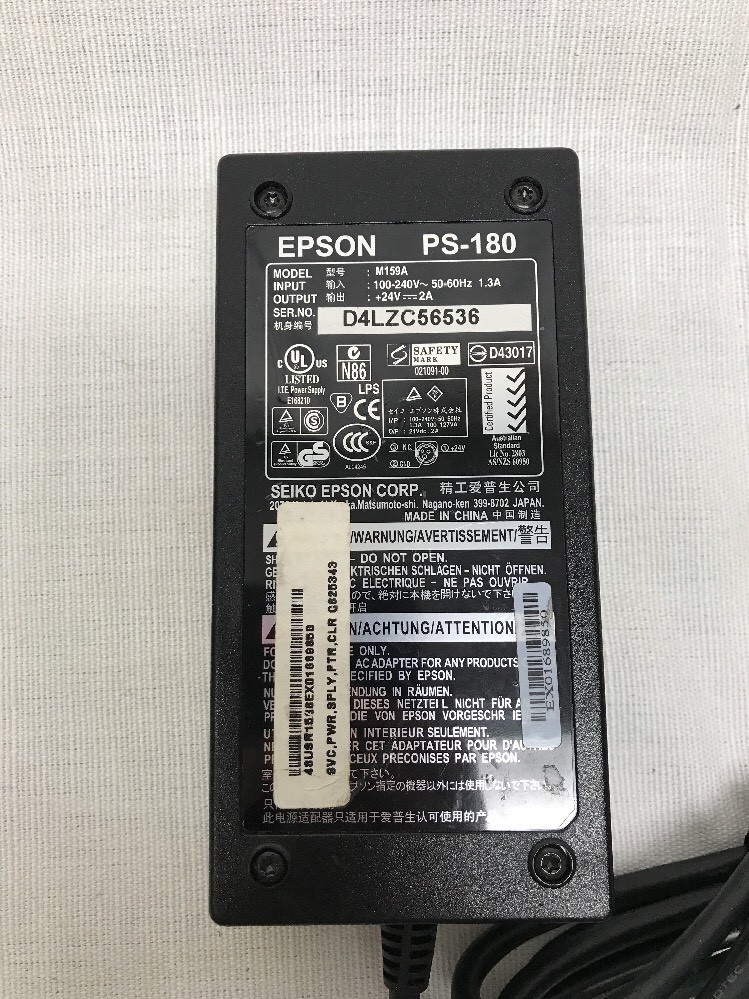 Genuine Epson PS-180 AC Power Adapter | eBay