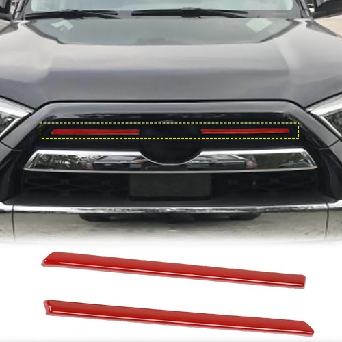 Red Front Center Grille Grill Cover Inserts Strips Cover Trim For ...
