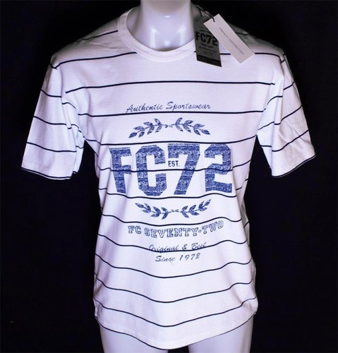 Bnwt Authentique Homme French Connection T-Shirt Col Rond FC72 Blanc Neuf | eBay