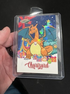 Pokemon Merry Christmas Card Database - Christmas Charizard | eBay